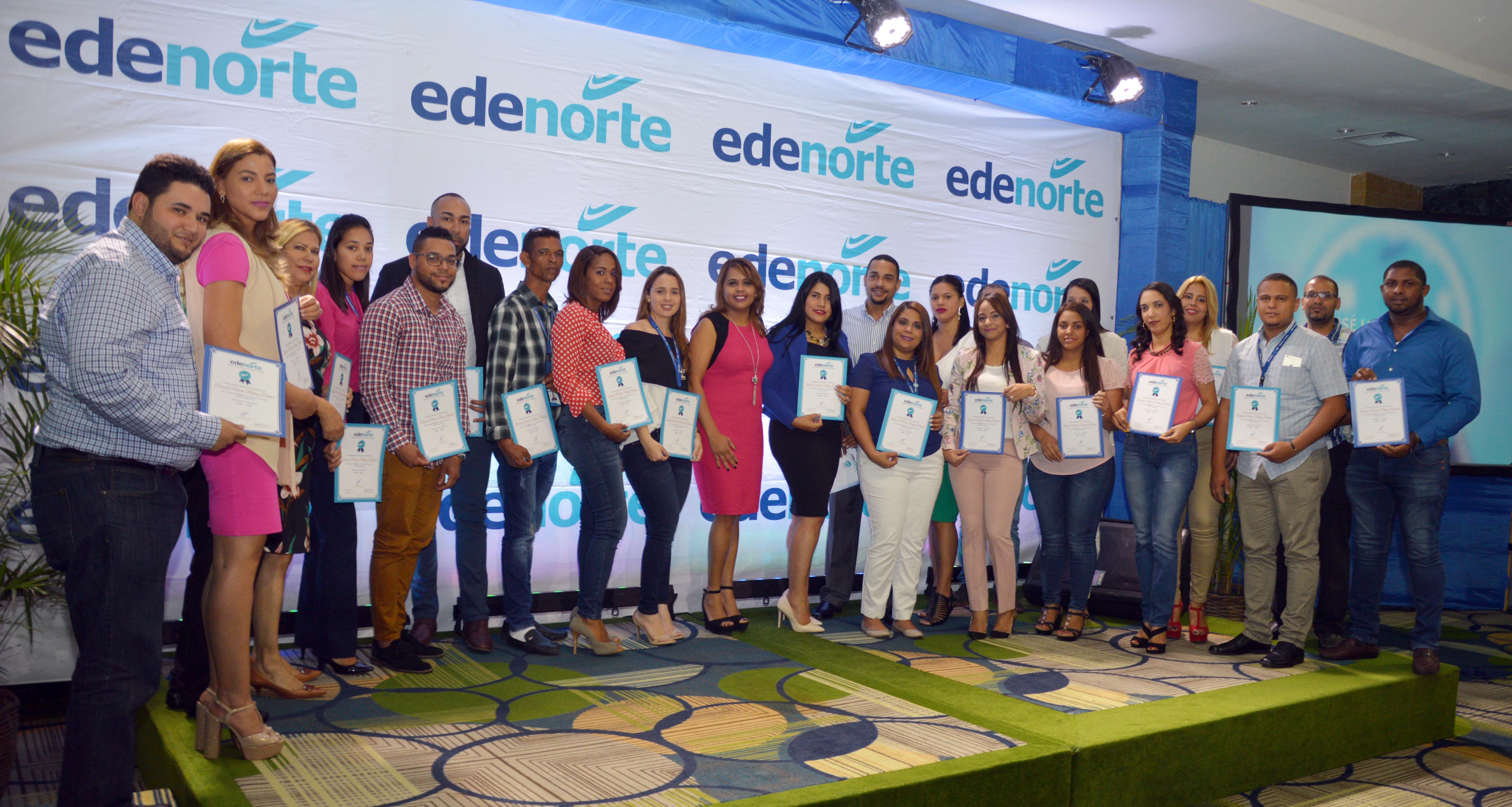 EDENORTE reconoce 175 colaboradores por años de servicio en la empresa ...