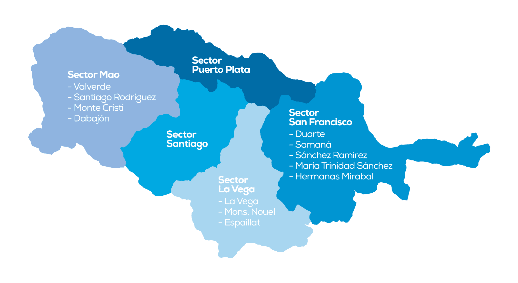 MAPA DE CONCESIÓN DE EDENORTE - Edenorte Dominicana